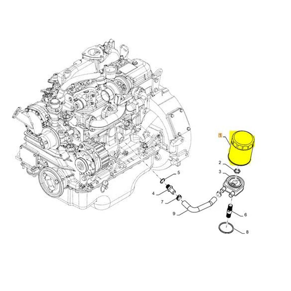 Filtro de Óleo Motor Case 90430571 - Peça de Reposição de Qualidade ...