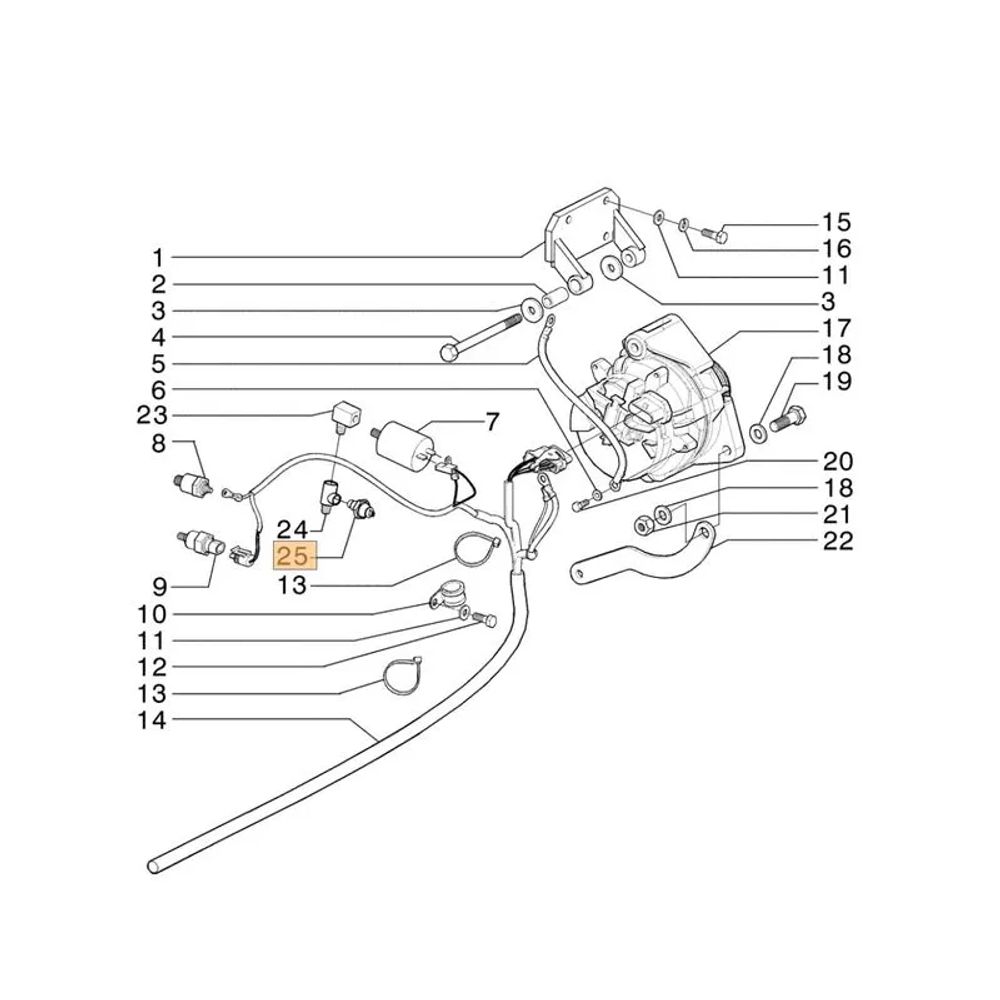 Sensor de Pressão - Case para Retroescavadeiras Case - Grupo Fornecedora
